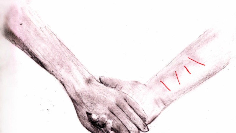 Self Harm Drawings Tumblr Girl Shares Therapist's Advice To Draw On